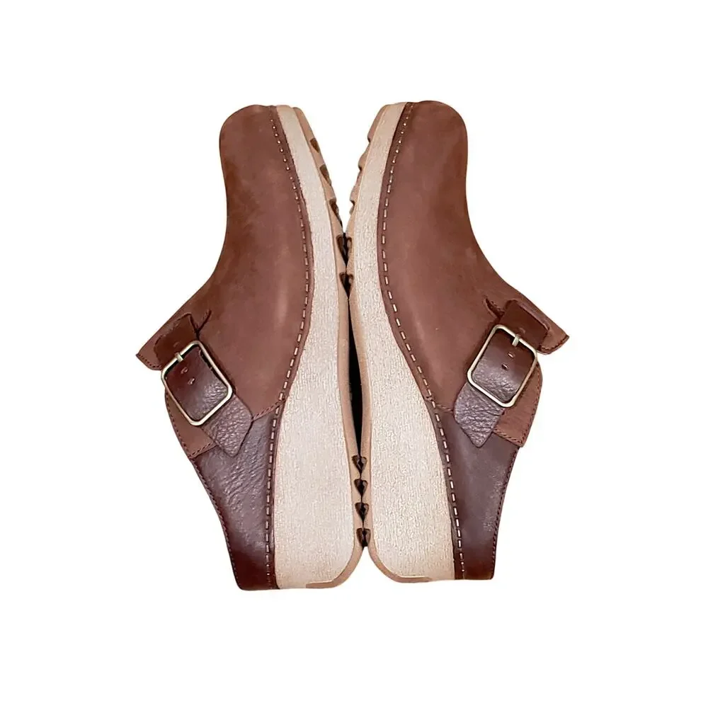 Dansko | Shoes | Dansko Caia Nubuck Clog Brown Size 39 85 | Poshmark